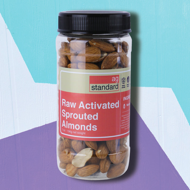 sprouted almonds